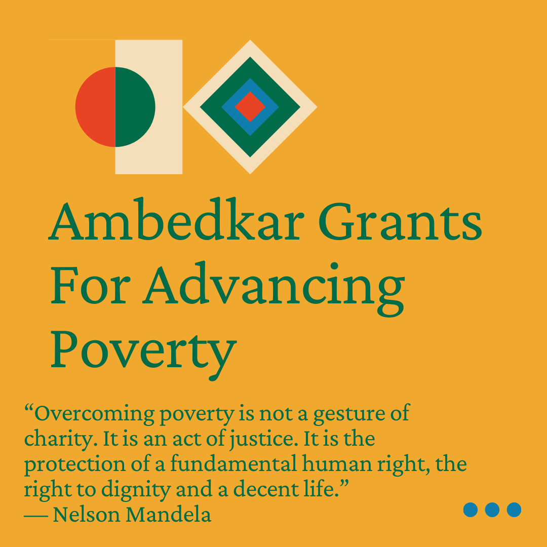 Ambedkar Grants for Advancing Poverty Eradication (AGAPE) – ASAP ...